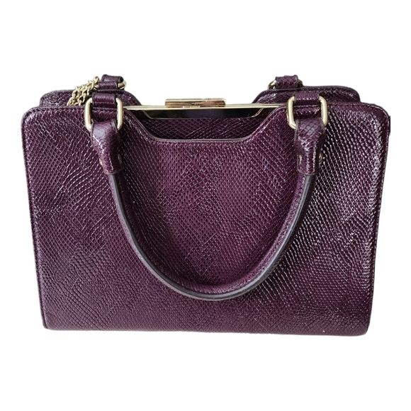 Anne Klein | Bags | Anne Klein Plum Handbag | Poshmark